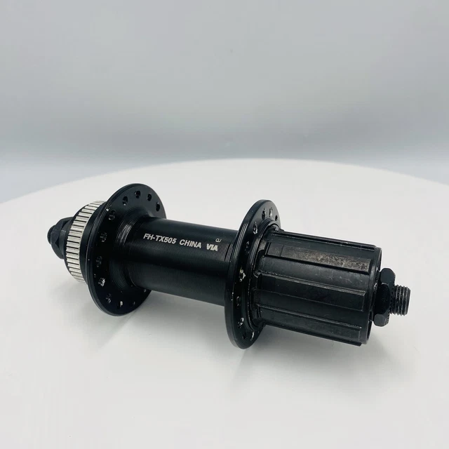 SHIMANO TOURNEY FH-TX505 8/9/10 Speed 32H Rear Hub QR Lock ring Disc Brake £7.08 - PicClick UK