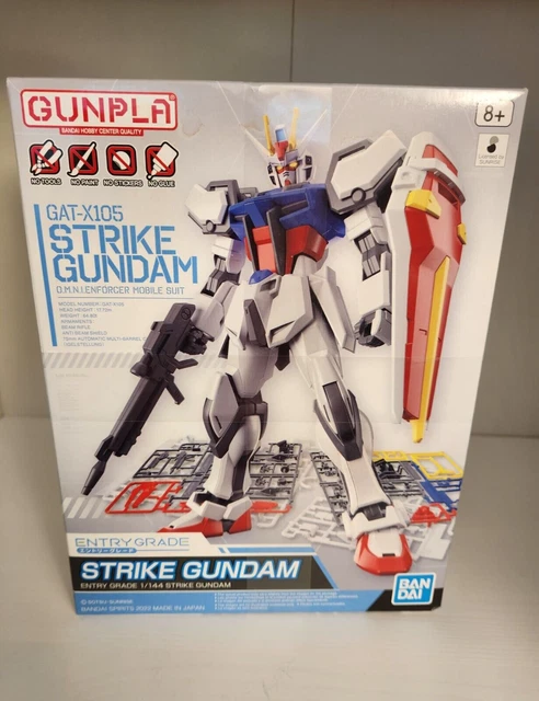 BANDAI GUNPLAGAT-X105 STRIKE Gundam O.M.N.I.Enforcer Mobile Suit Model ...