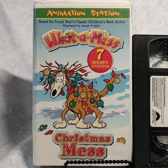 WHAT A MESS - Christmas Mess VHS Holiday Cartoon £4.68 - PicClick UK
