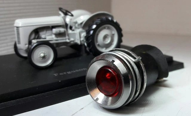 FERGUSON TE20 TEA TED Red Lucas Ignition Warning Light Chrome Tractor ...