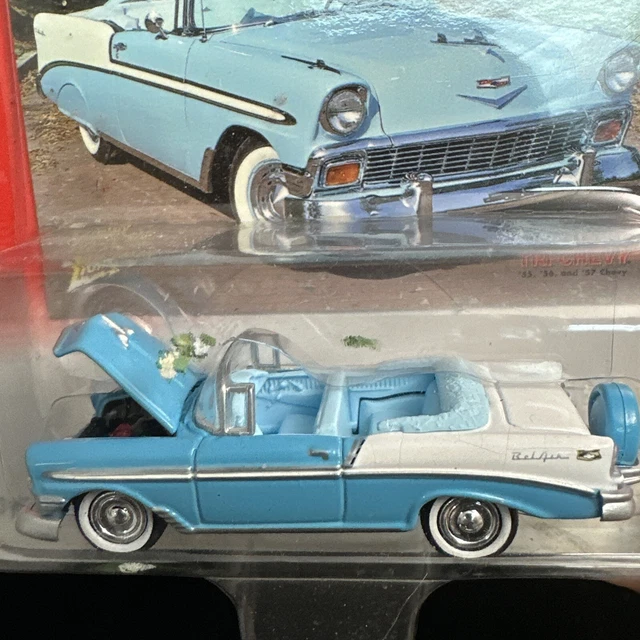 JOHNNY LIGHTNING 1957 '57 Chevy Bel Air Tri Chevy Series convertible ...