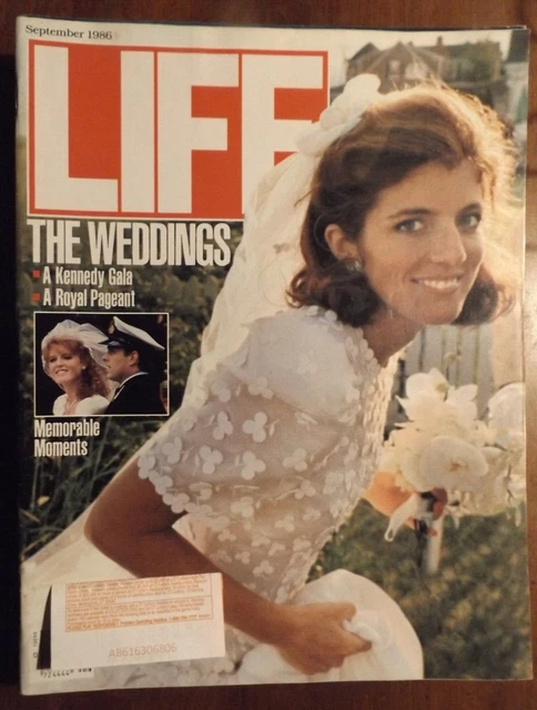 LIFE MAGAZINE- SEPTEMBER 1986- Caroline Kennedy, Prince Andrew Weddings ...