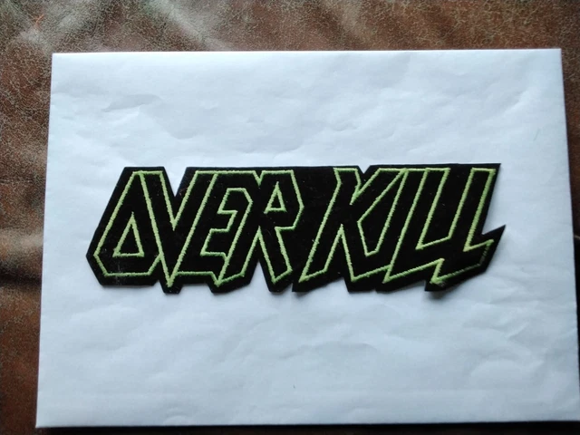 OVERKILL PATCH ORIGINAL 90er Vintage Logo Backpatch Aufnäher Sodom 25x8cm Metal EUR 15,50 ...