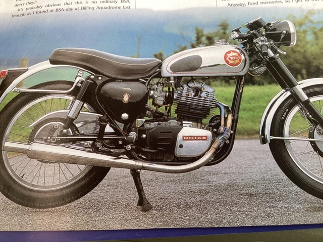 BSA GOLD STAR ?? Rotax Powered Test Motorcycle Article £4.99 - PicClick UK