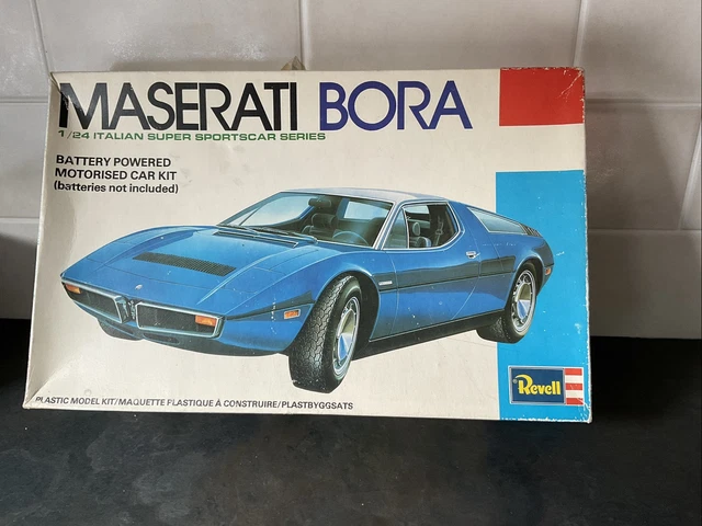 REVELL MASERATI BORA Battery Powered Motorised Car Model Kit Scale 1/24 ...
