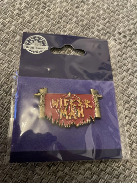 ALTON TOWERS THEME park Wicker Man 2019 pin badge Merlin £24.95 ...