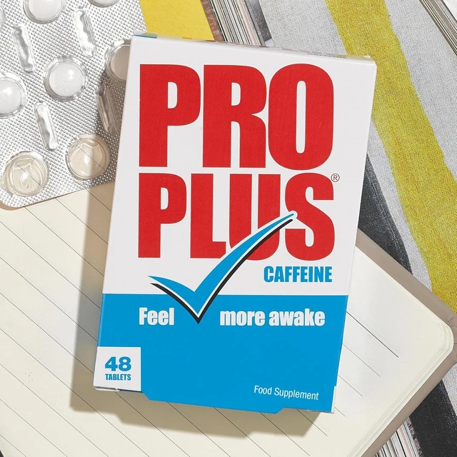 48 PRO-PLUS CAFFEINE TABLETS Pro Plus (2x24 or 48 tablets) ProPlus Stay ...