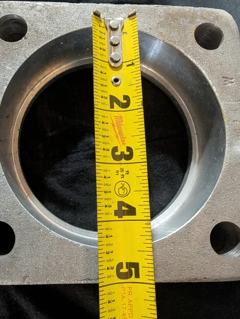 4 INCH SQUARE aluminum weld flange, new open box £94.28 - PicClick UK