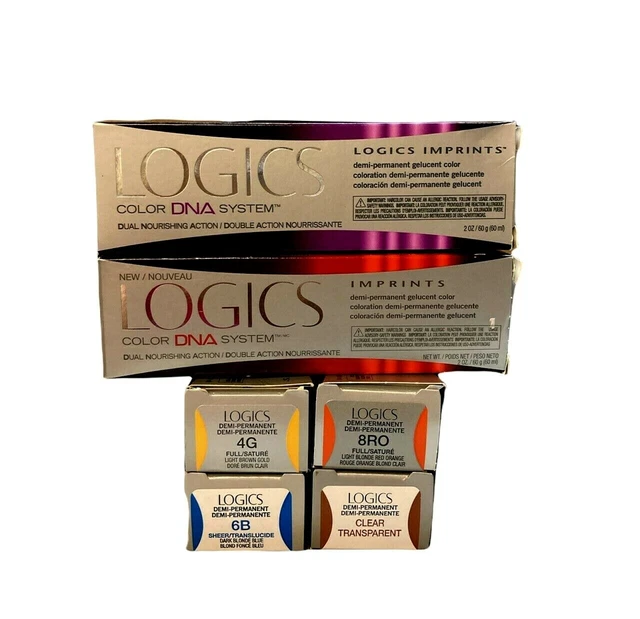 LOGICS COLOR DNA System Imprints Demi-Permanent Hair Color 2 oz ...