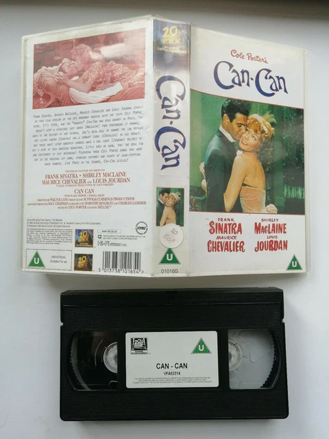 CAN CAN VHS Video 1960 Frank Sinatra Musical £3.99 - PicClick UK