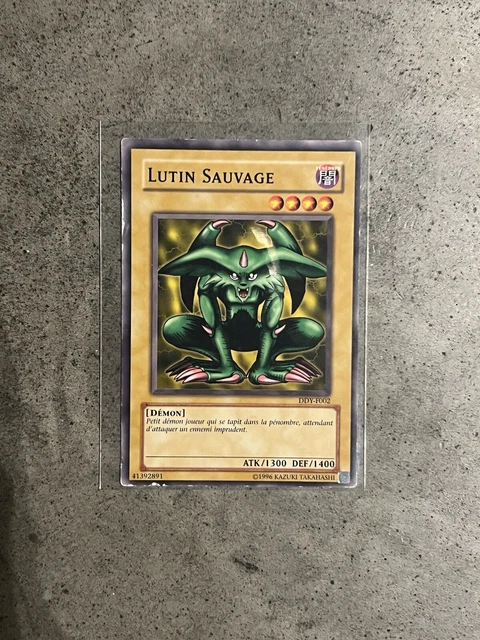 CARTE CARD YU-GI-OH Konami 1996 Edition Lutin Sauvage DDY-F002 Bon État PSA Fr EUR 1,90 ...