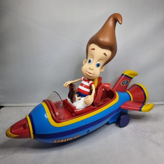 RARE 2001 MATTEL Jimmy Neutron - Strato XL - Rocket Action Figure ...