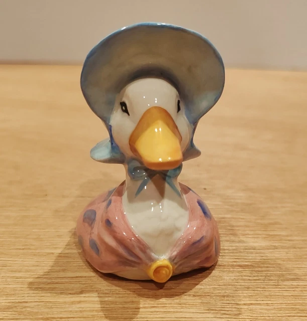 BEATRIX POTTER JEMIMA Puddle Duck Character Jug 1988 Royal Albert £99. ...