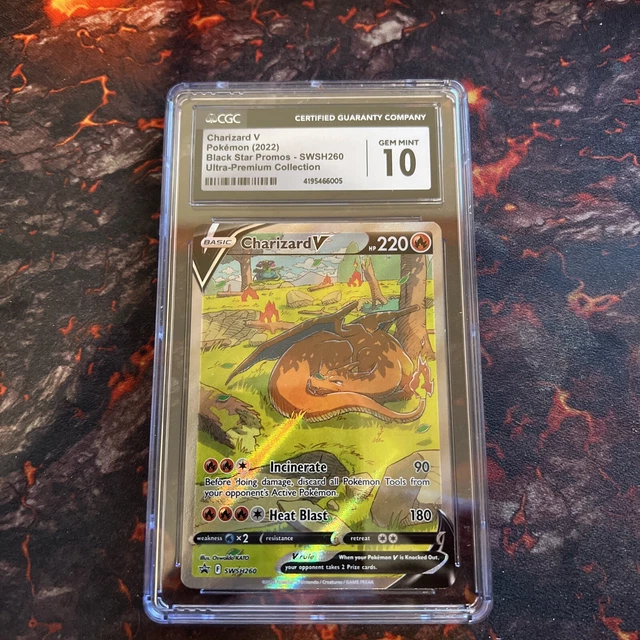 CGC 10 PR Charizard V Alt Ultra Premium Collection Promo Pokemon Card ...