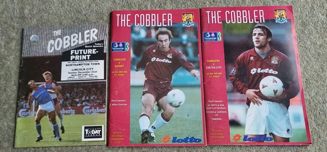 3 PRE 2000 Northampton Town Programmes £1.75 - PicClick UK