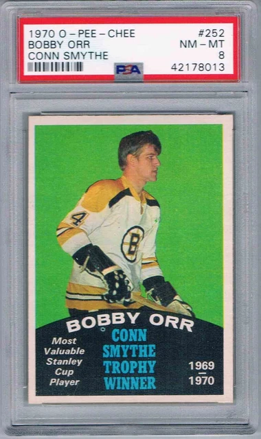 1970-71 O-PEE-CHEE OPC Conn Smythe Trophy Winner Bobby Orr Psa 8 Boston ...
