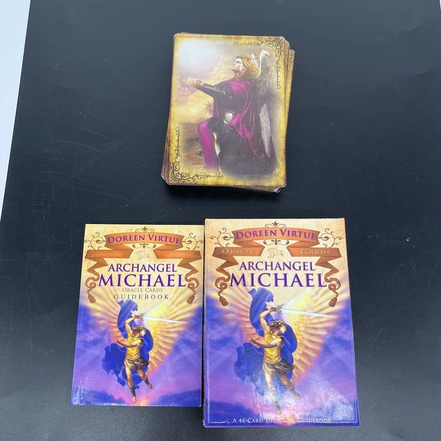 ARCHANGEL MICHAEL ORACLE Cards Doreen Virtue 44 Card Deck Guidebook EUR ...