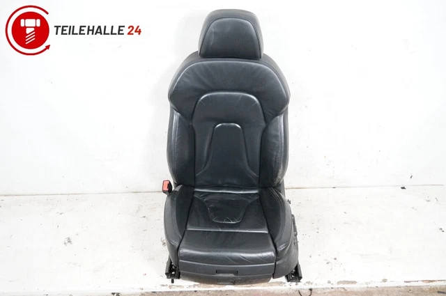 AUDI A4 B8 8K Fahrersitz Ledersitz Valcona SOUL schwarz vorne links SHZ ...