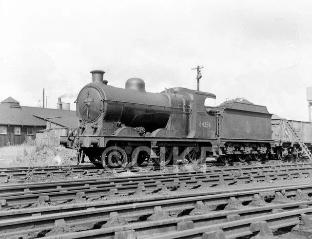 RAILWAY B/W Negative 6x9 cm LNER 64386 Annesley 1956. £4.99 - PicClick UK