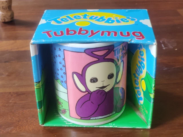OFFICIAL TELETUBBIES TUBBY Mug 1996 Rare Vintage Boxed NEW classic ...