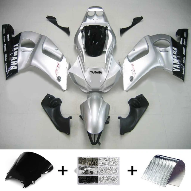 KIT CARÉNAGE INJECTION Plastique ABS pour Yamaha YZF 600 R6 1998-2002 ...