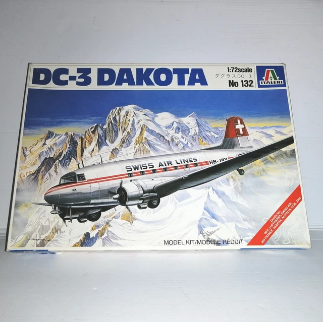 ITALERI 1/72 DC-3 Dakota Kit Montaggio No132 EUR 35,00 - PicClick IT