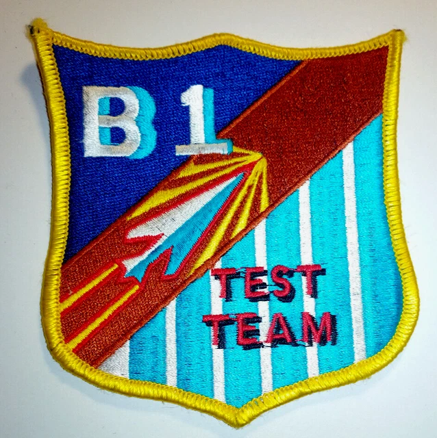 USAF B1 BOMBER Test Team Patch Badge Crest $19.00 - PicClick CA