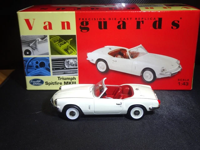 VERY RARE 1/43 Corgi Vanguards Triumph Spitfire Mk2 White - Red ...